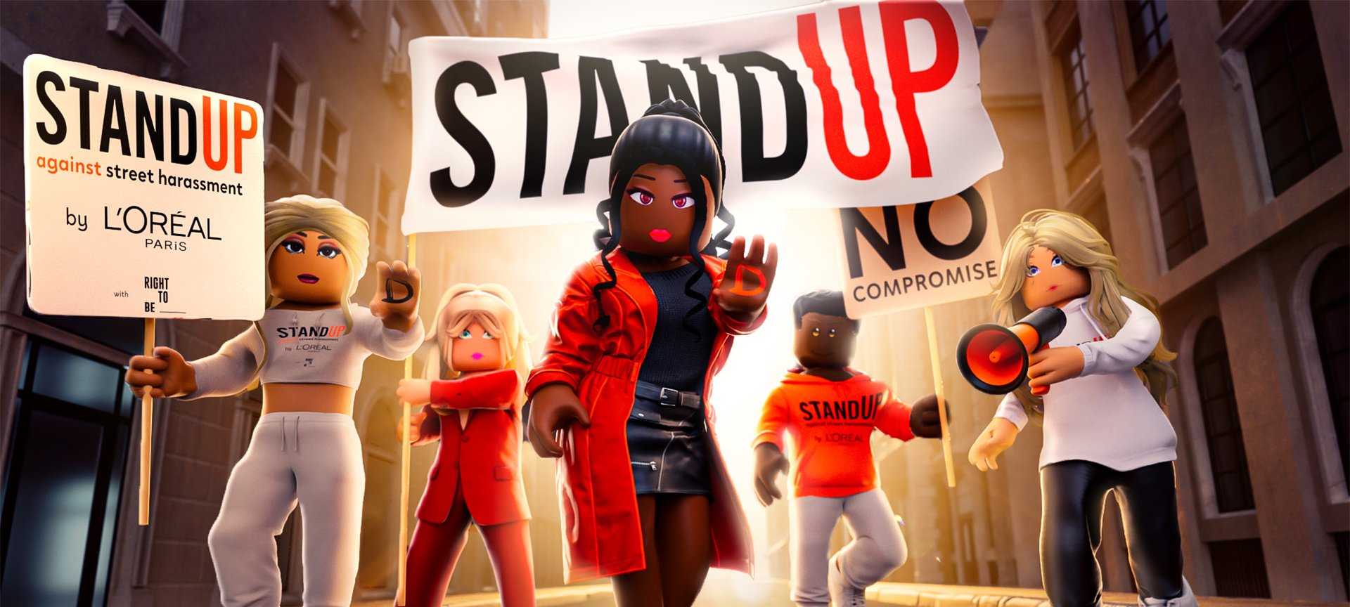 Stand Up X Roblox » Against street harassment | L'Oréal Paris